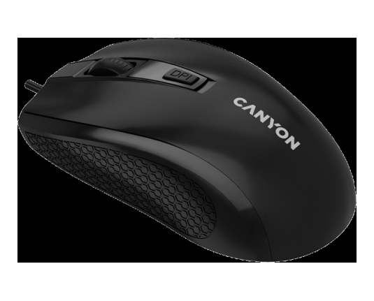 CANYON mouse M-4 Wired Black - CNE-CMS4 - Hardware.hr
